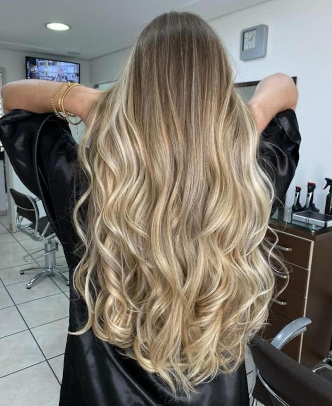 Vanilla Blonde Balayage Baby Teasy Light Root Melting Root Smudge ...