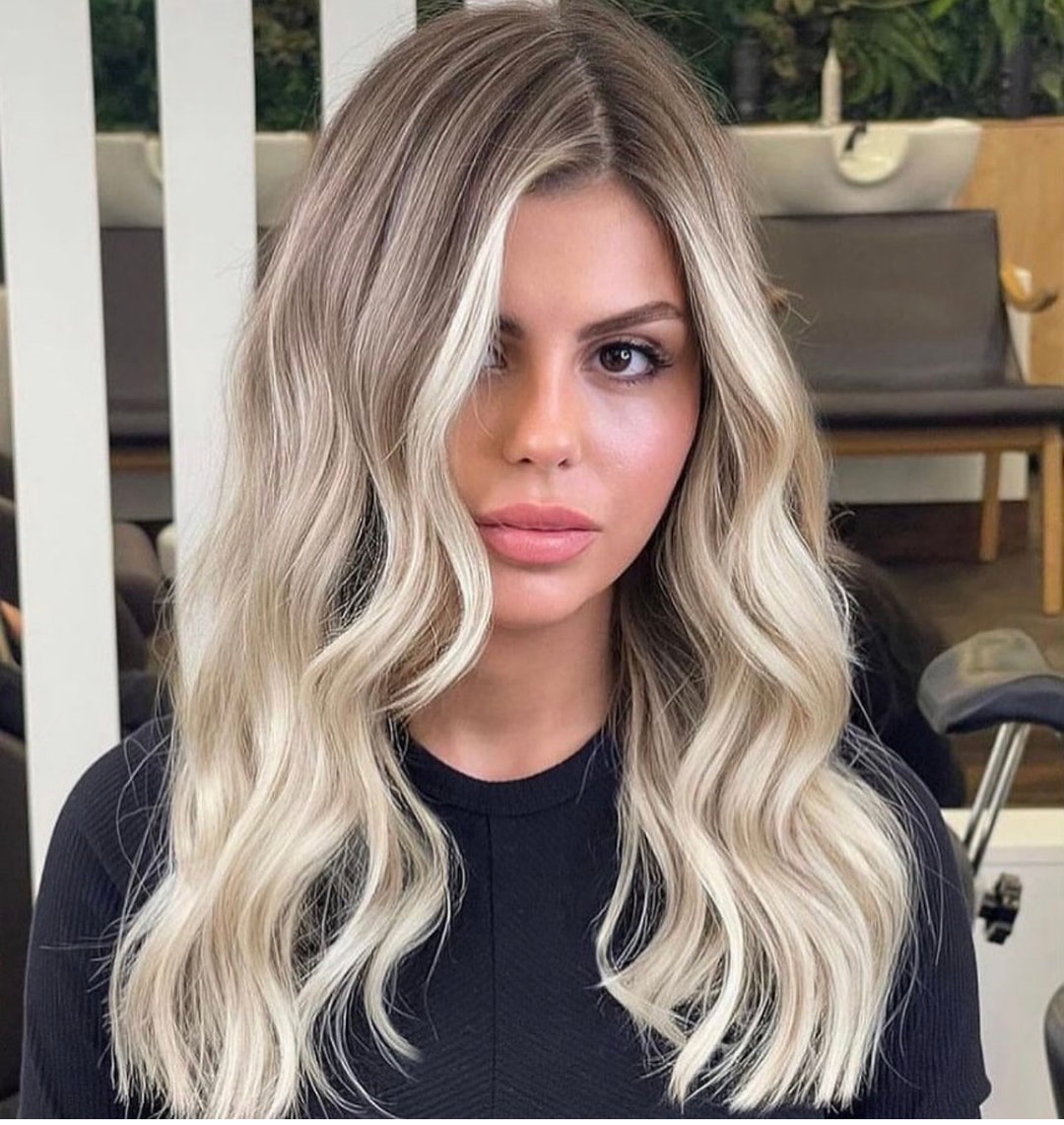 Blonde Balayage Naturally Rooty Virgin Human Hair Wig - Etsy