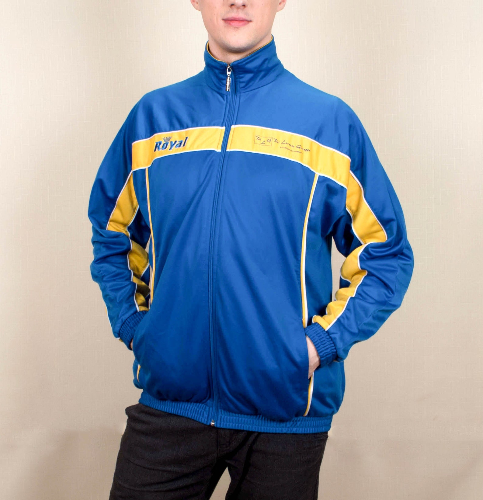 90s Vintage Windbreaker Shell Jacket for Men, Sports Tracksuit Retro ...