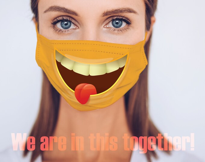 Emoji Showing Teeth Tooth Smile Emoticon Funny Yellow - Etsy