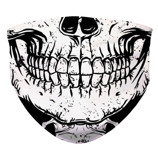 Skeleton Face Mask - Etsy