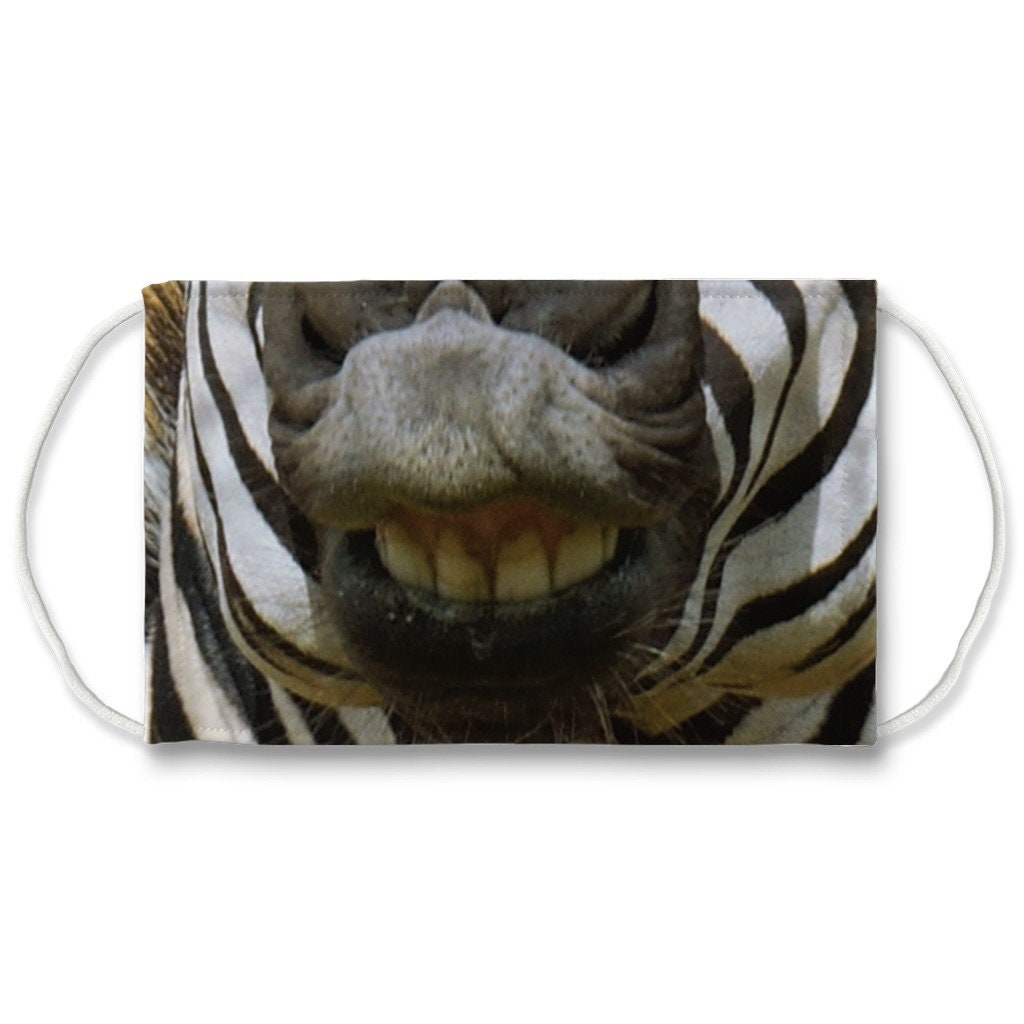 Zebra Face Mask Zebra Fur Wild Animal Africa Savannah - Etsy UK
