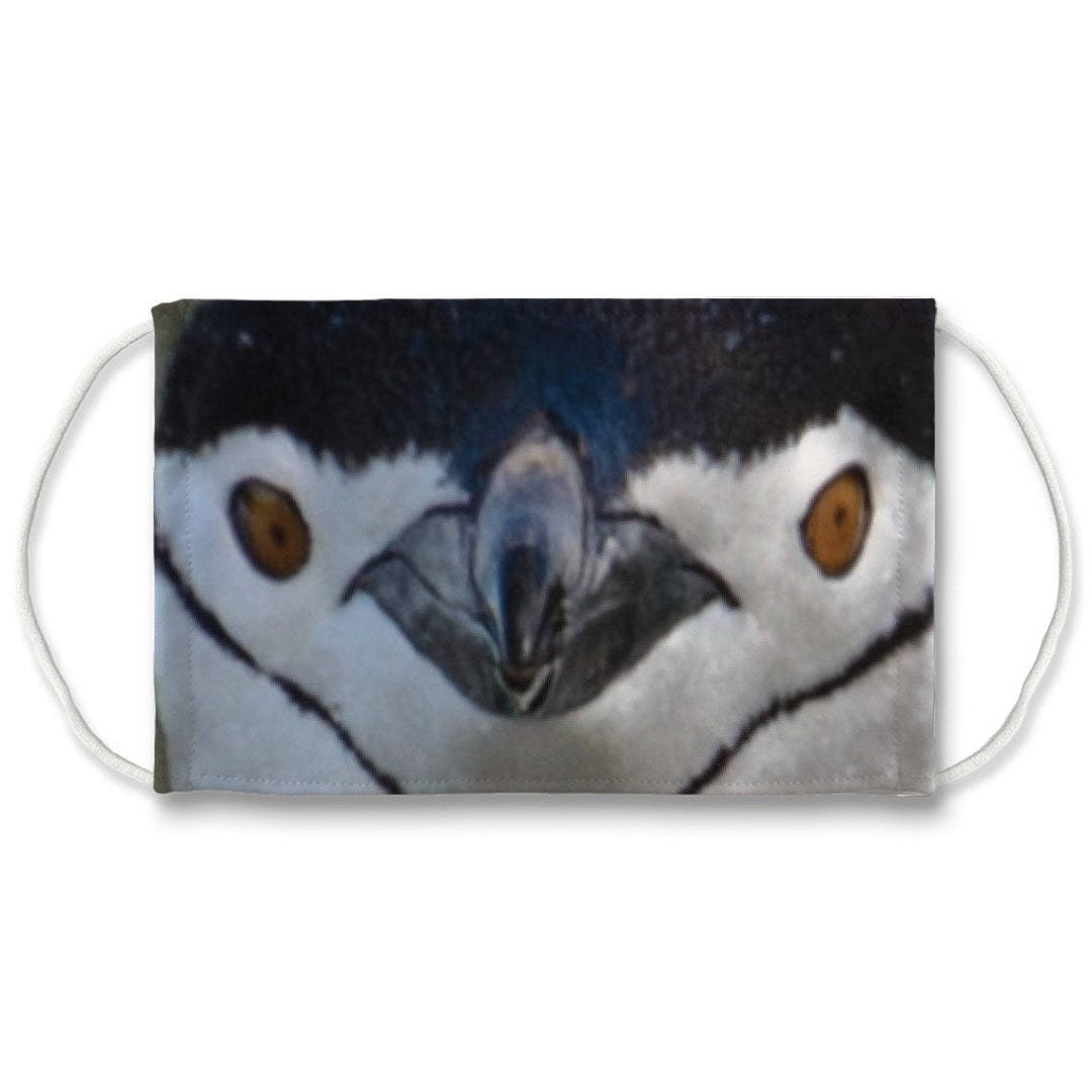 Chinstrap Penguin Face Mask Penguins Wild Animal Arctic Zoo Sublimation ...