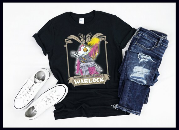 Warlock Dungeons and Birds Nerdy Bird Nerd RPG D20 Dice | Etsy