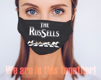 Jack Russell Terrier Face Mask - Etsy