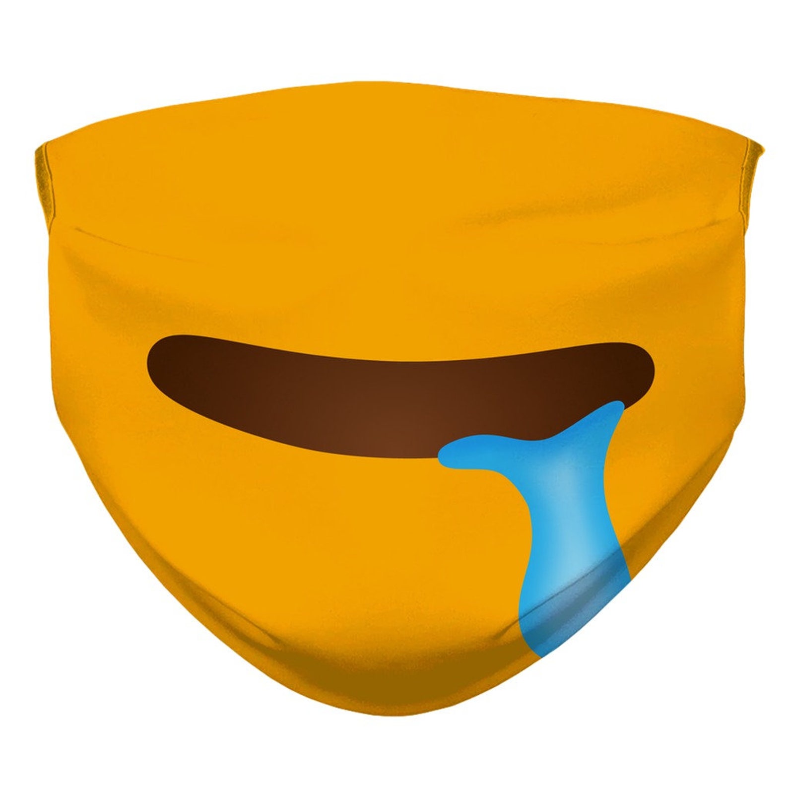 Slobbering Emoji Drool Slobber Emoticon Funny Yellow - Etsy UK
