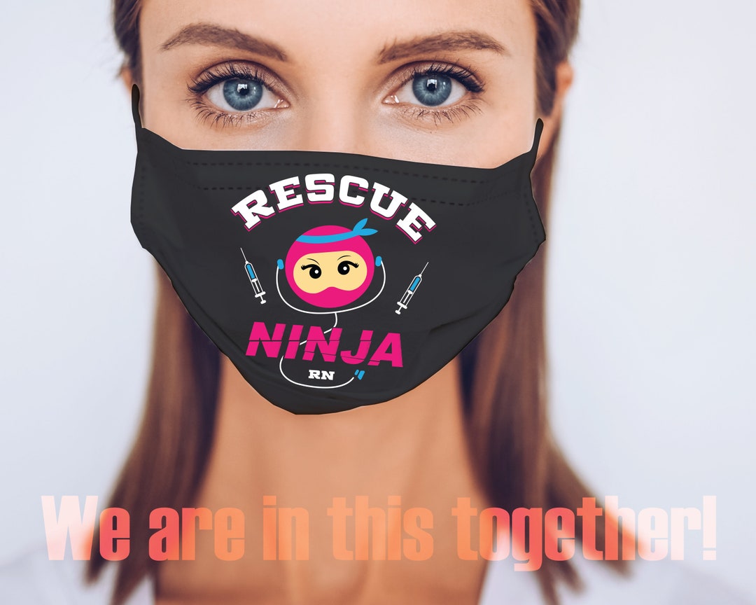 RN Registered Nurse Rescue Ninja Nursing Everyday Hero - Etsy