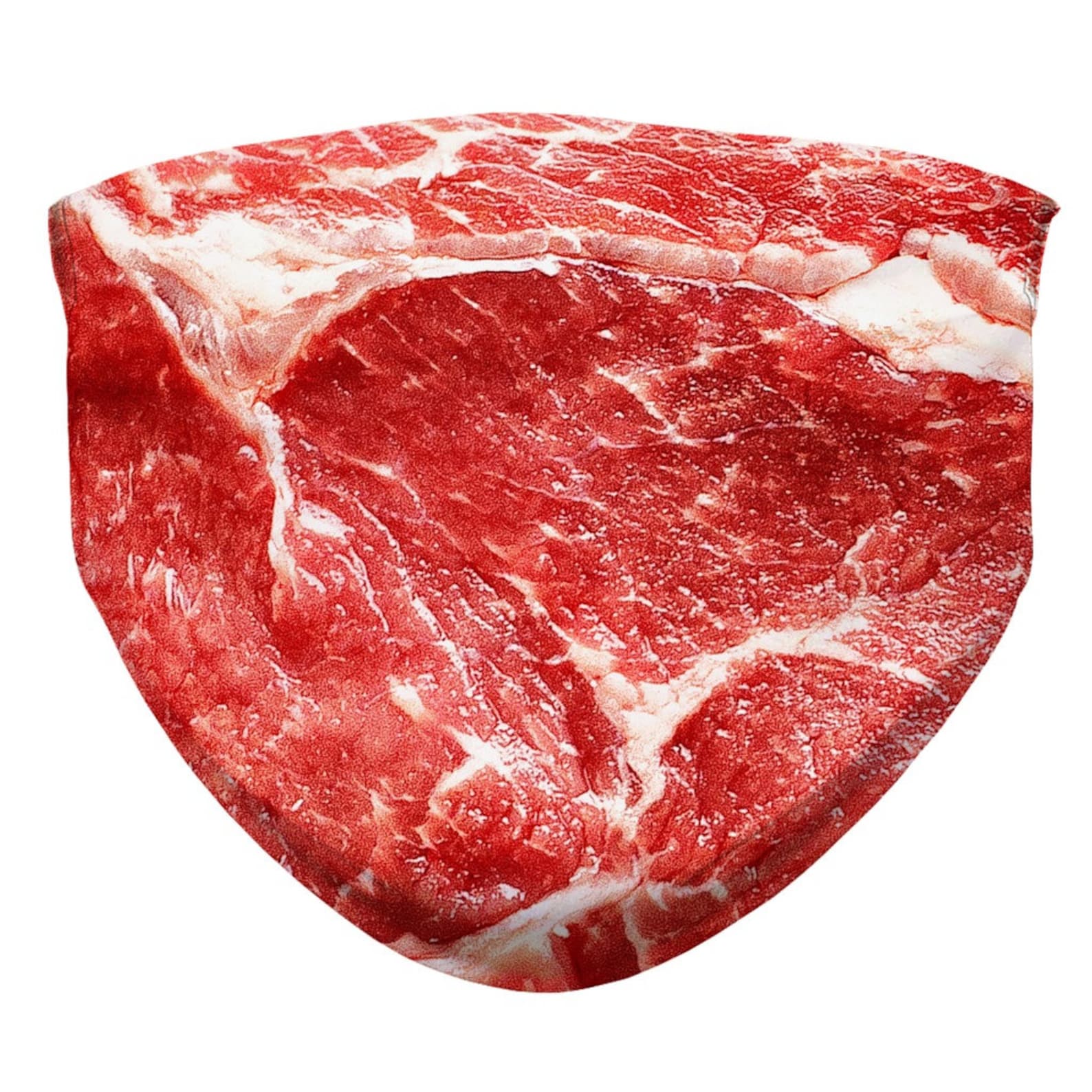Steak Face Mask Raw Beef Meat Pattern Barbecue Food - Etsy