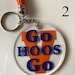 UVA Keychain, UVA, Acrylic Keychain, Uva Gift, Uva Accessory, Wahoo ...