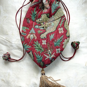 Tudor Animals Tapestry & Silk Drawstring Bags, Made to Order ...