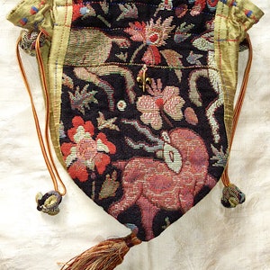 Tudor Animals Tapestry & Silk Drawstring Bags, Made to Order ...