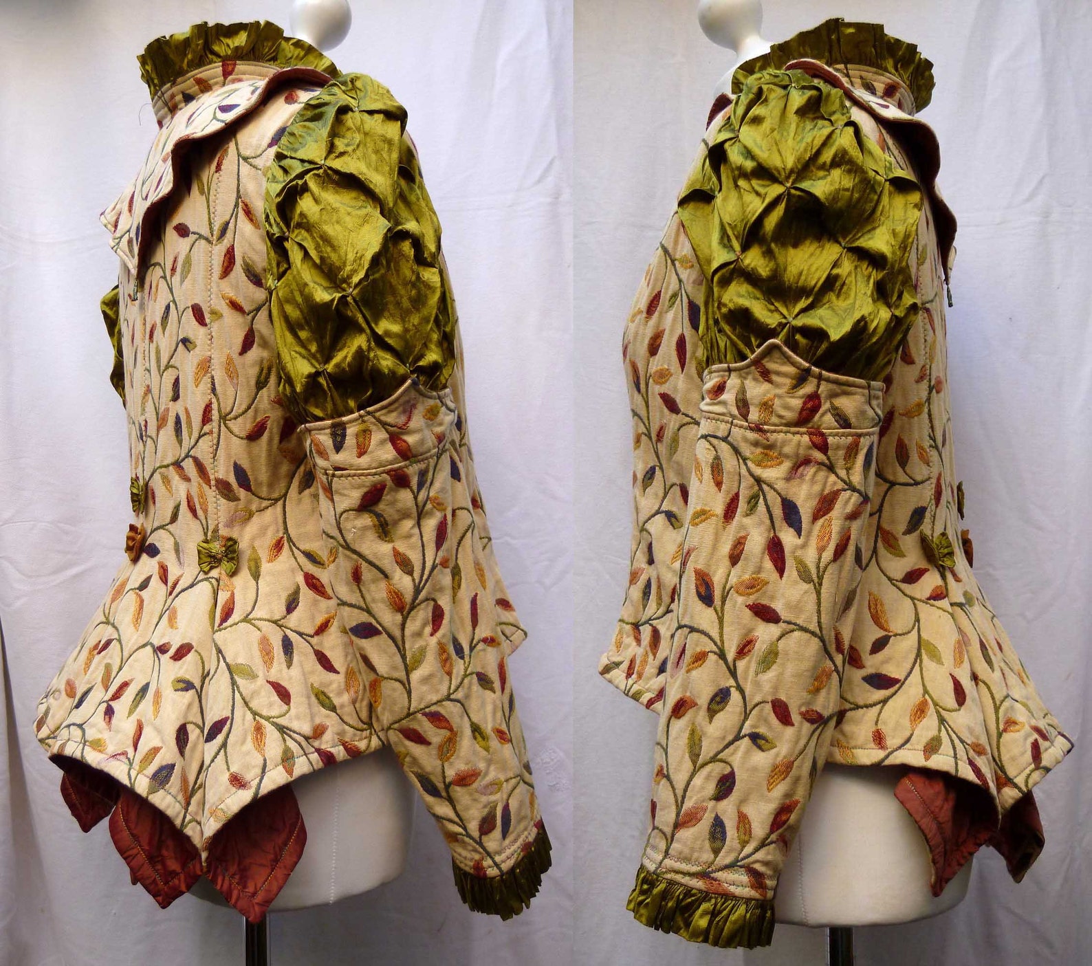 MADE to ORDER Tapestry & Silk Taffeta Jackets. Tudor Inspired - Etsy