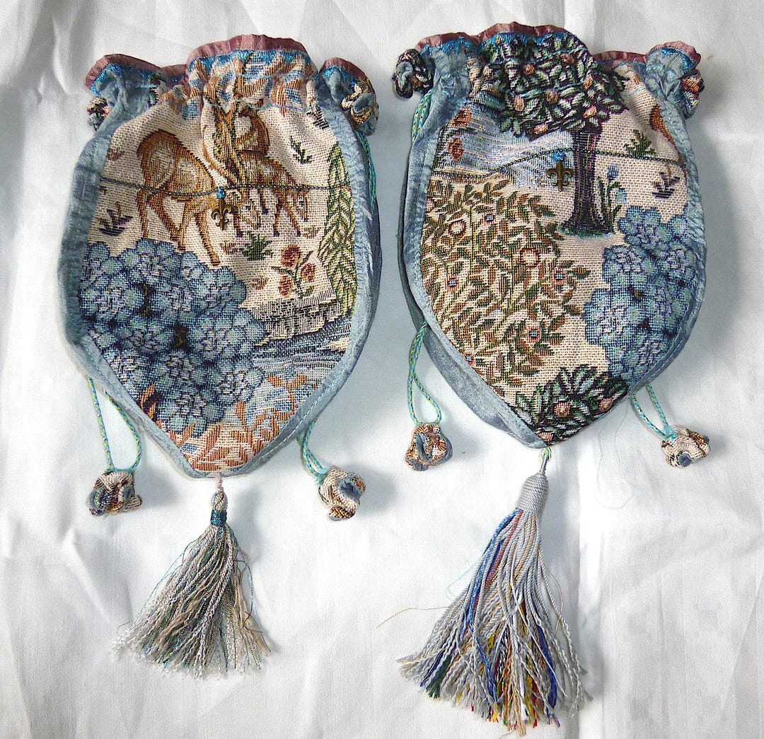 William Morris 'brook' Cotton & Silk Tapestry Bag. Made to Order ...