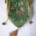 Tudor Animals Green Tapestry & Silk Drawstring Bag, Made to Order ...