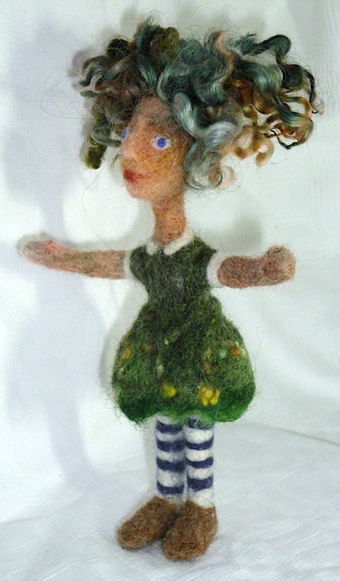 Needle Felted Wool Person Made to Order. One of a Kind Art - Etsy