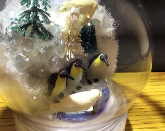 Winter Scene Stained Glass - Etsy