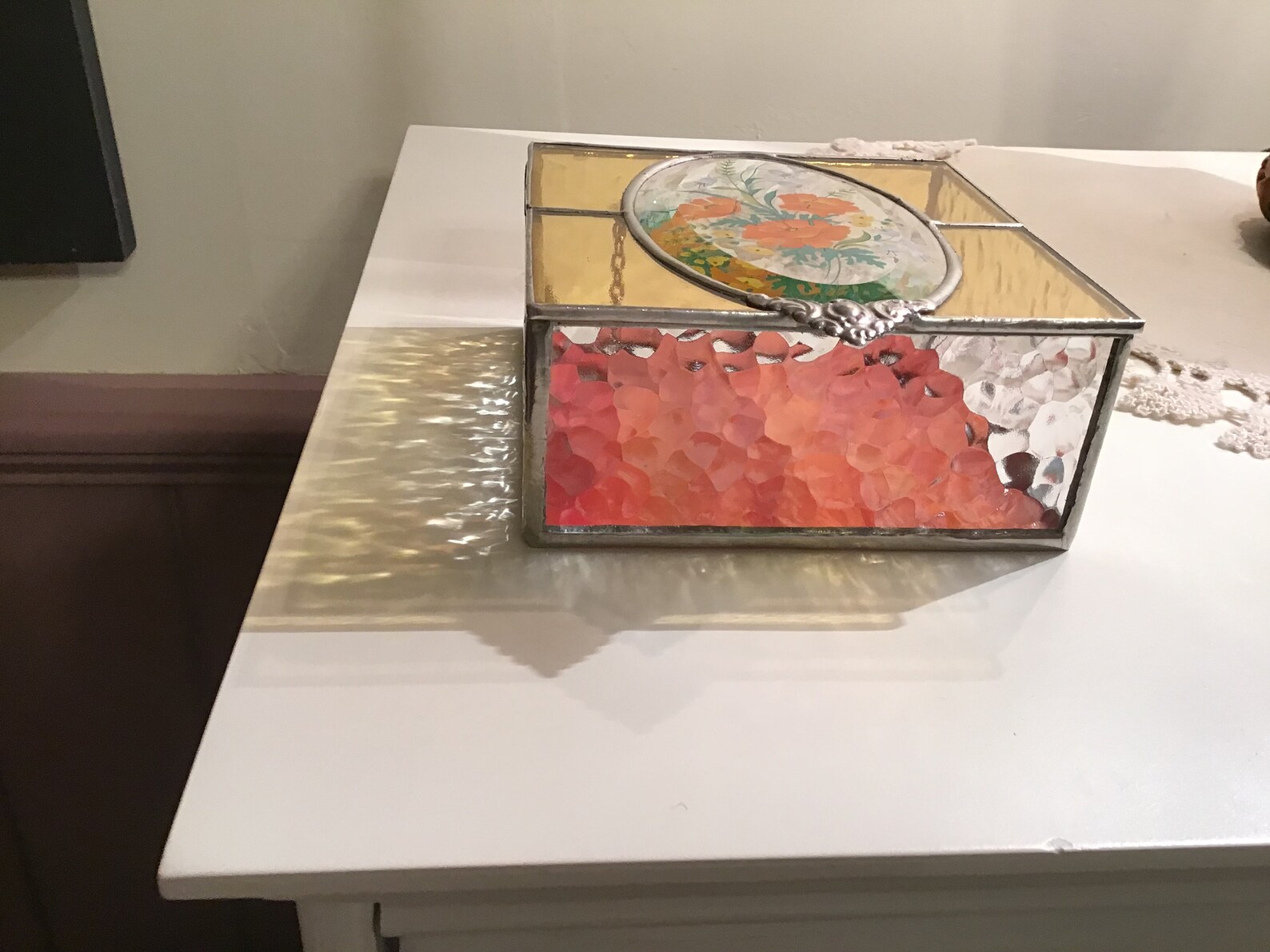 Jewelry Box, Handcrafted Stained Glass. - Etsy