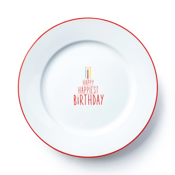 Birthday Plate - Etsy