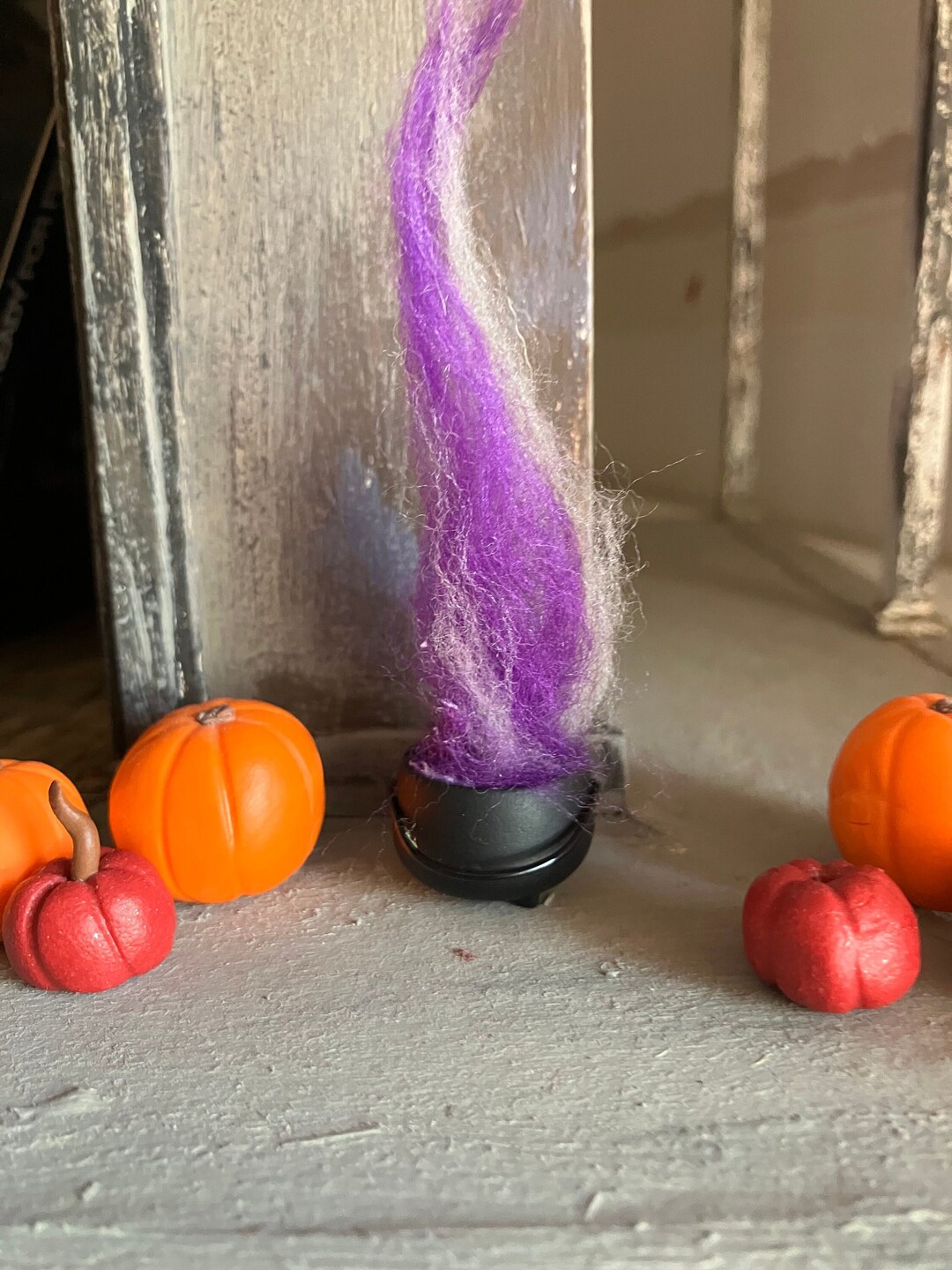 12 Scale Dolls House Miniature Halloween Witch Cauldron - Etsy