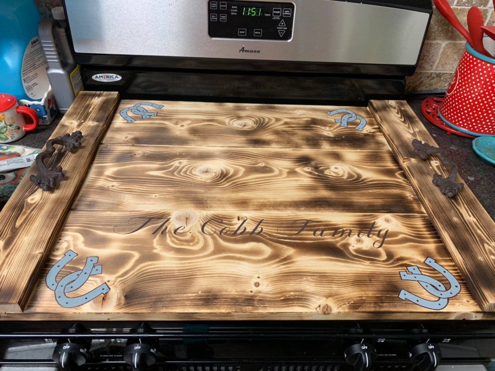 Stove Top Cover, Noodle Board, Range Cover, Cutting Board, Electric or ...