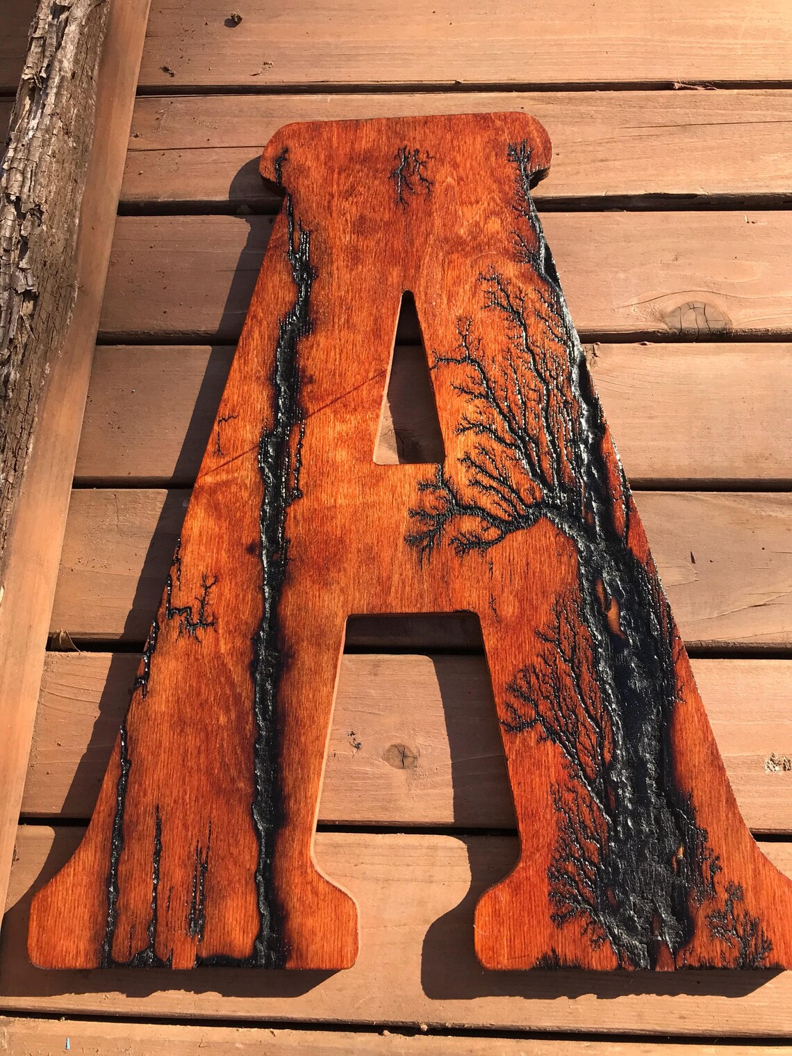 Handmade Unique Wood Letters 18 Custom Made Fractal - Etsy