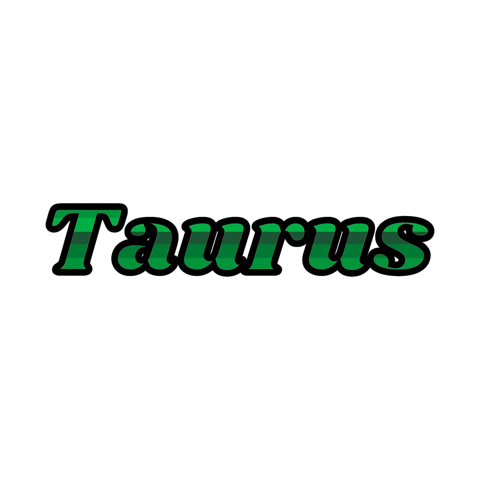 Taurus Gang Graphic Tee White Cotton Taurus Art Design Full Length or ...