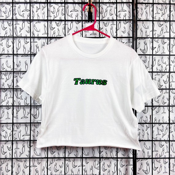 Taurus Gang Graphic Tee White Cotton Taurus Art Design - Etsy