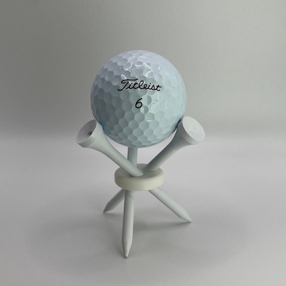 Balls Golf On Tee