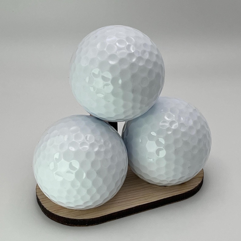 Golf Ball Pyramid (3 Ball) | Display | Mount | Stand | Holder - Etsy