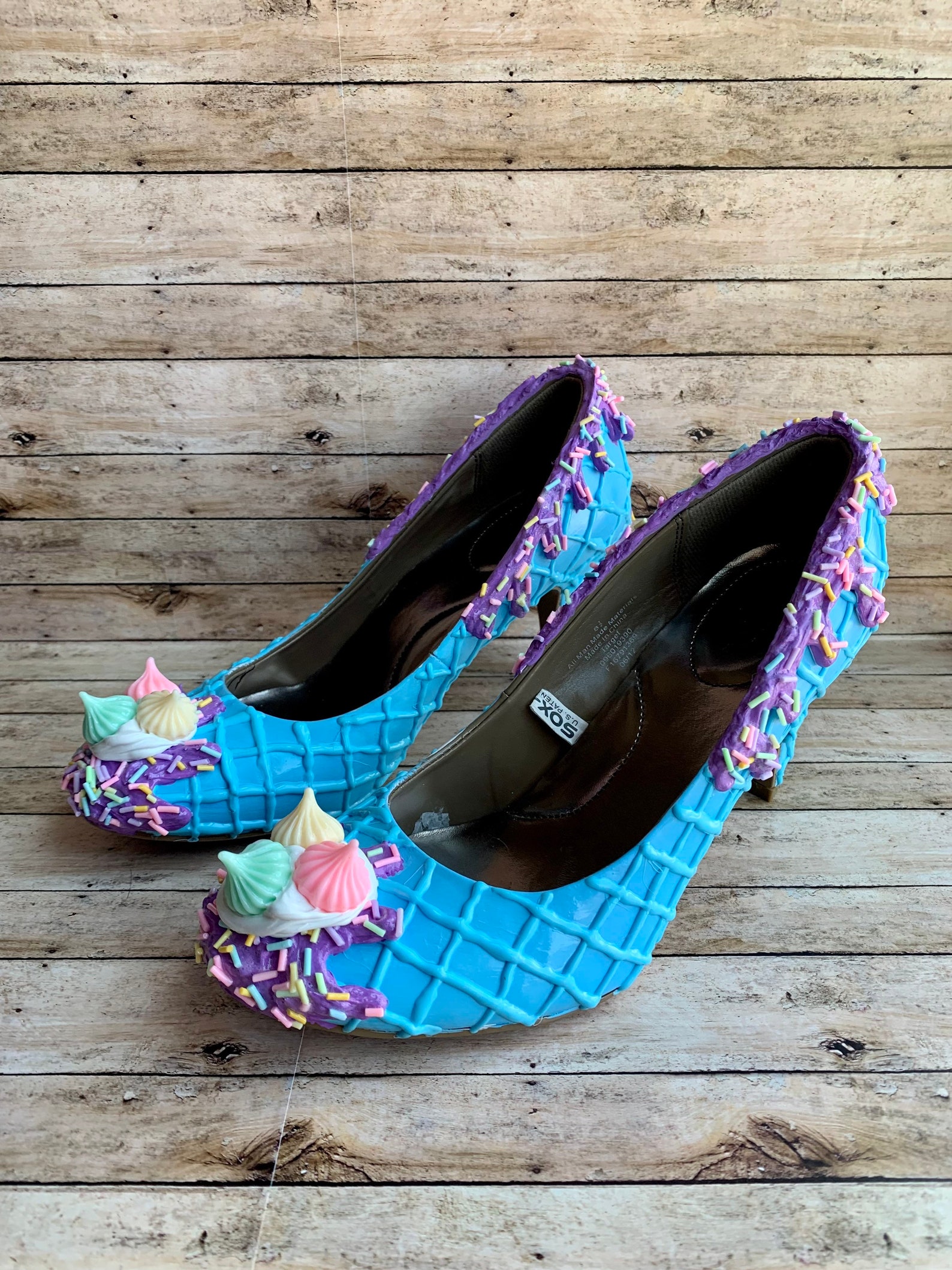 Pastel Ice Cream Heels Heels Pastel Goth Ice Cream Shoes Decoden Heels ...