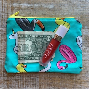 Summer Wallet Purse Pool Floats Bag Coin Purse Pool Zippered Pouch ID ...