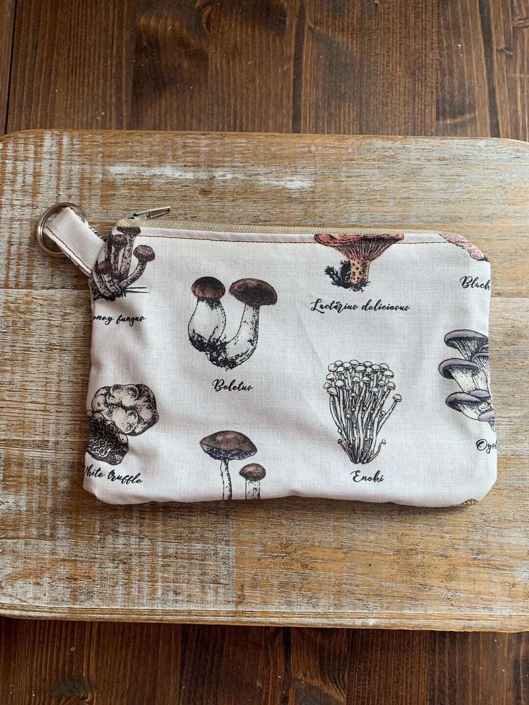 Mushroom Wallet Purse Cottagecore Keychain Bag Coin Purse Mushrooms ...