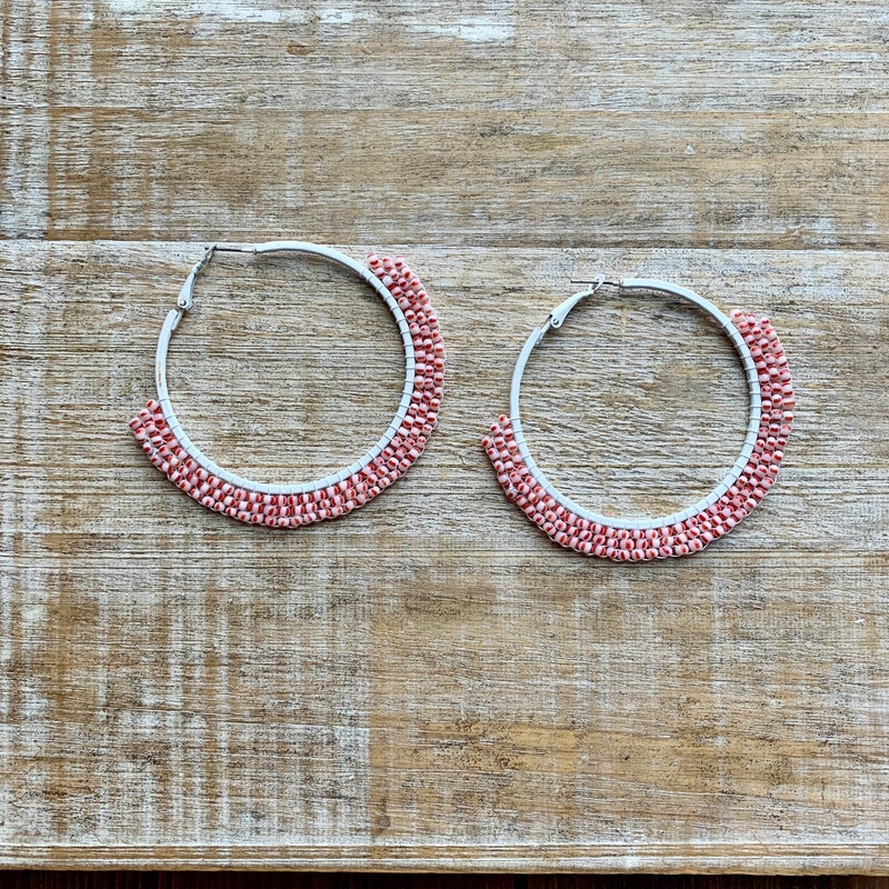 Peppermint Earrings - Etsy