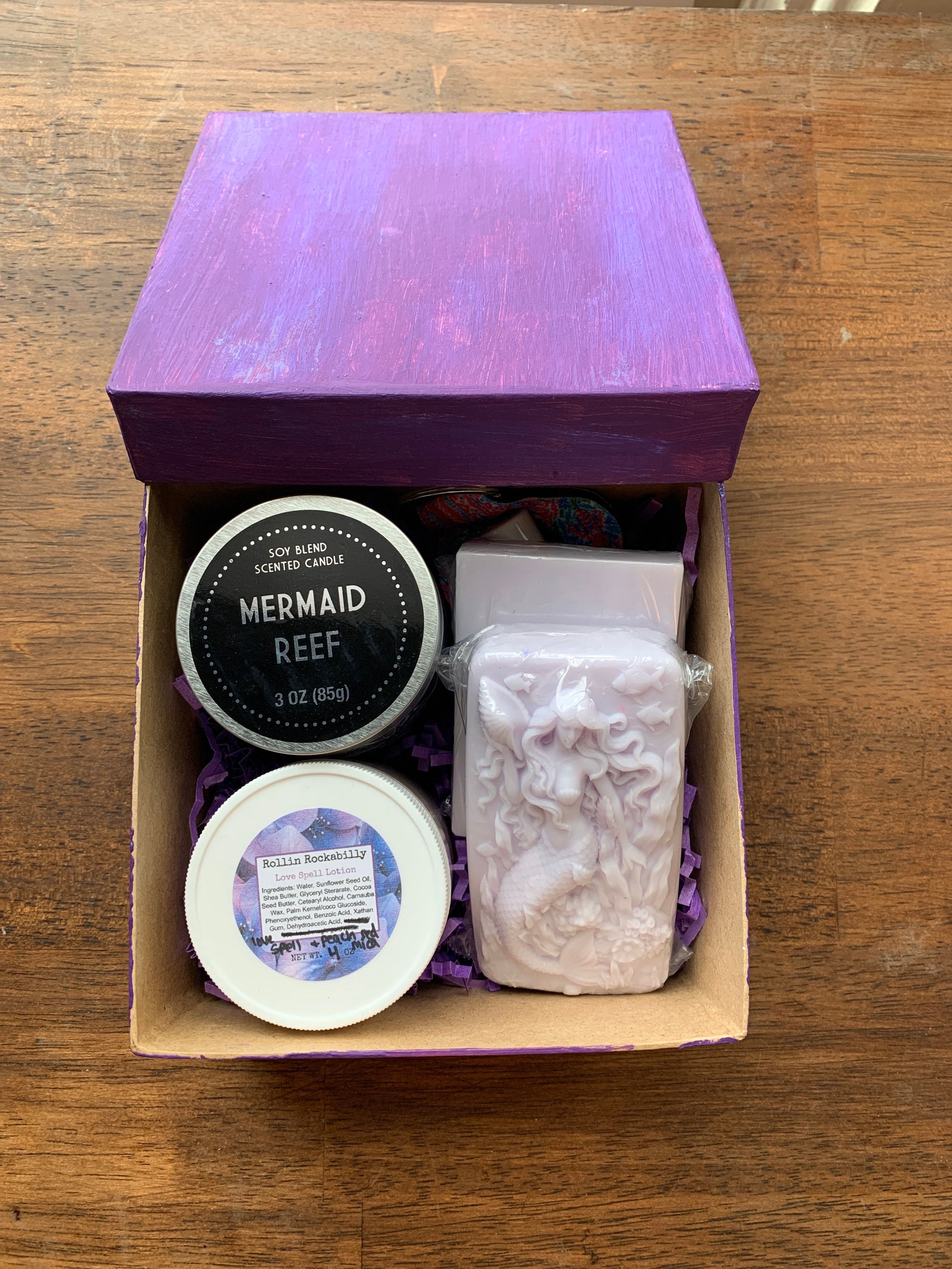 Love Spell Mermaid Lotion Lip Balm Set Valentines Anniversary | Etsy