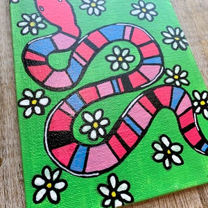 Trippy Snake Painting Acrylic Snake Painting Trippy Painting Paint ...