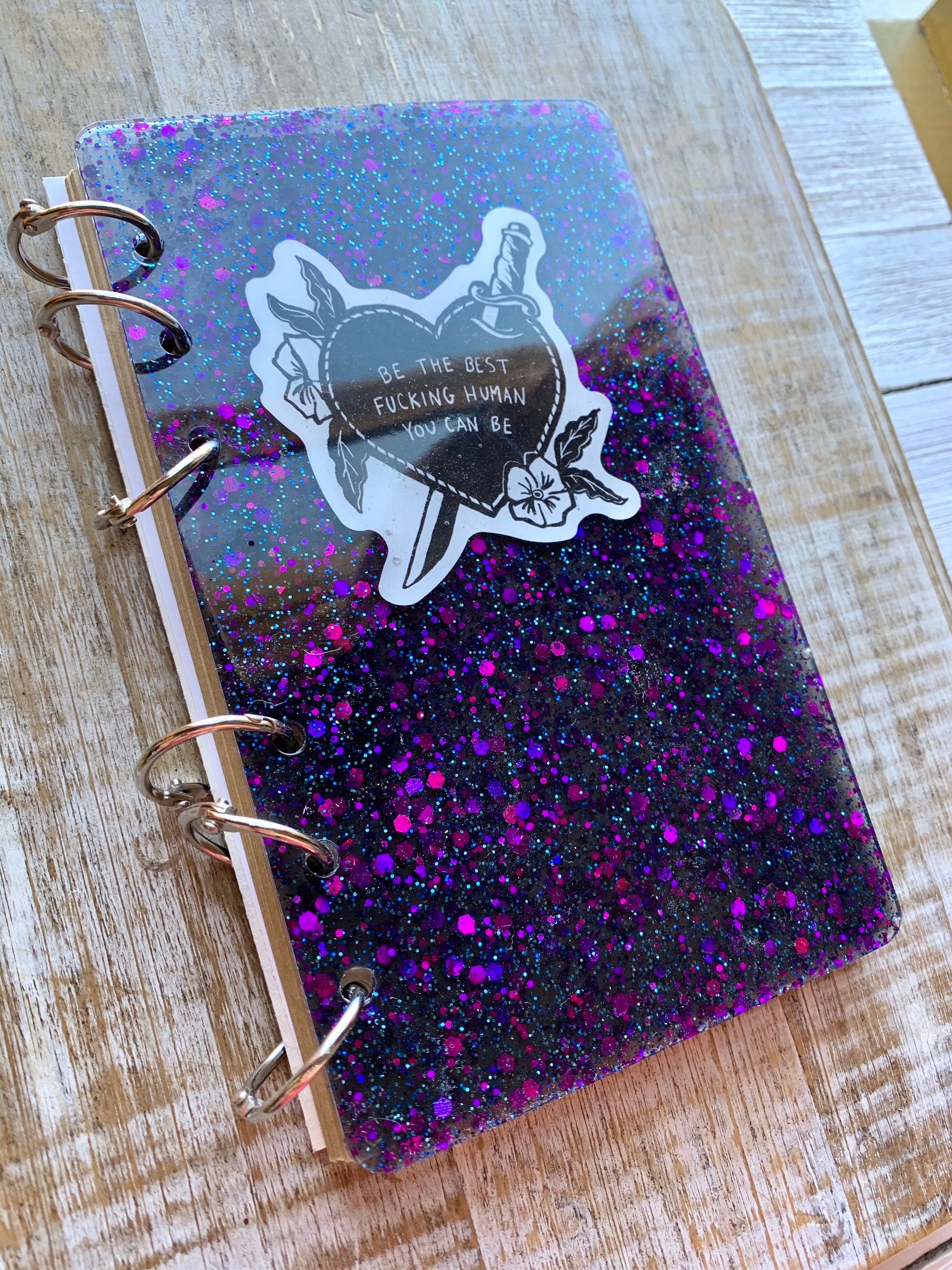 Tattoo Heart Diary Journal Be the Best Human You Can Be - Etsy