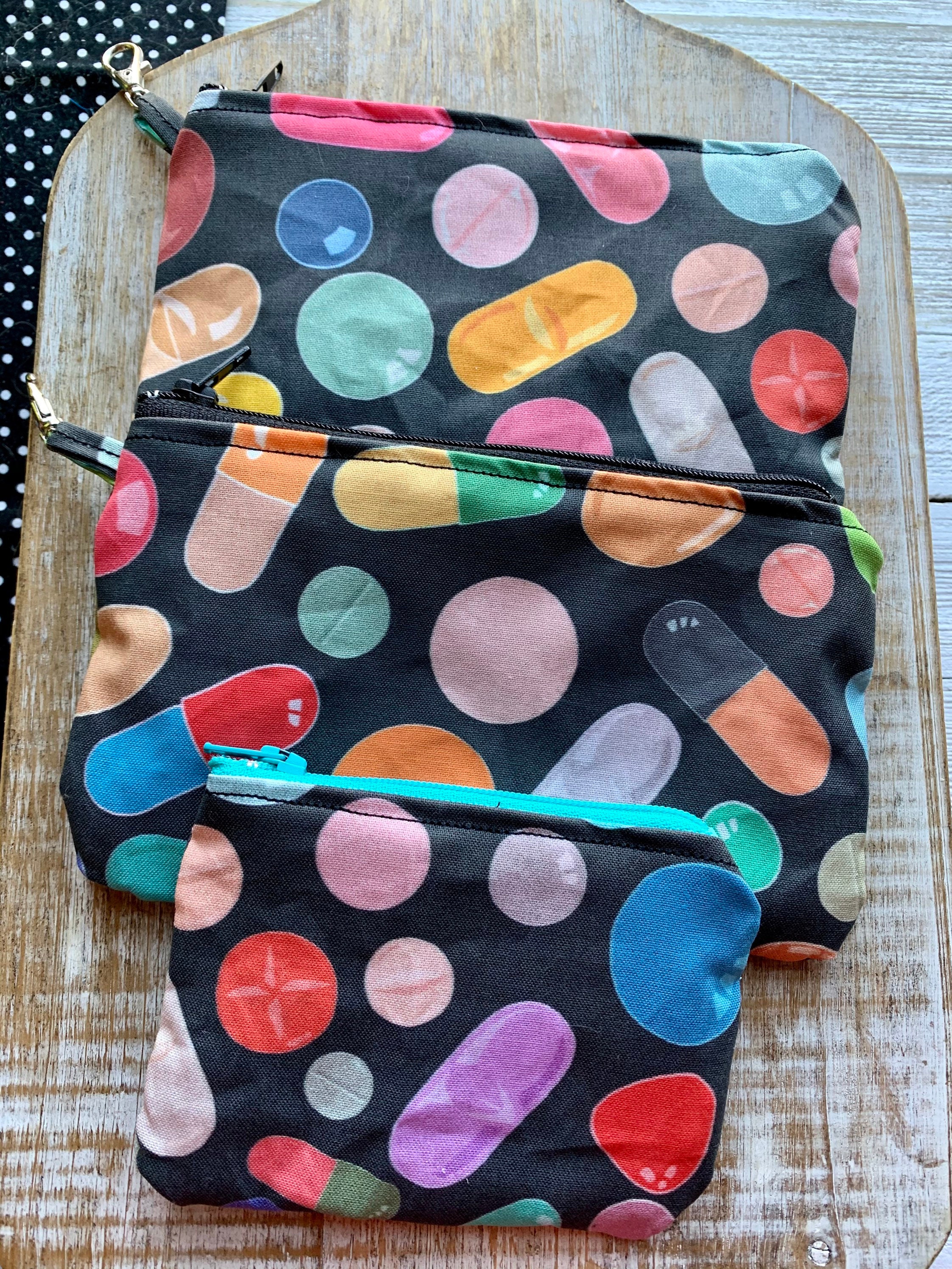 Pill Zipper Bag Drug Pouch Pill Zippered Pouch Medical Pouch | Etsy