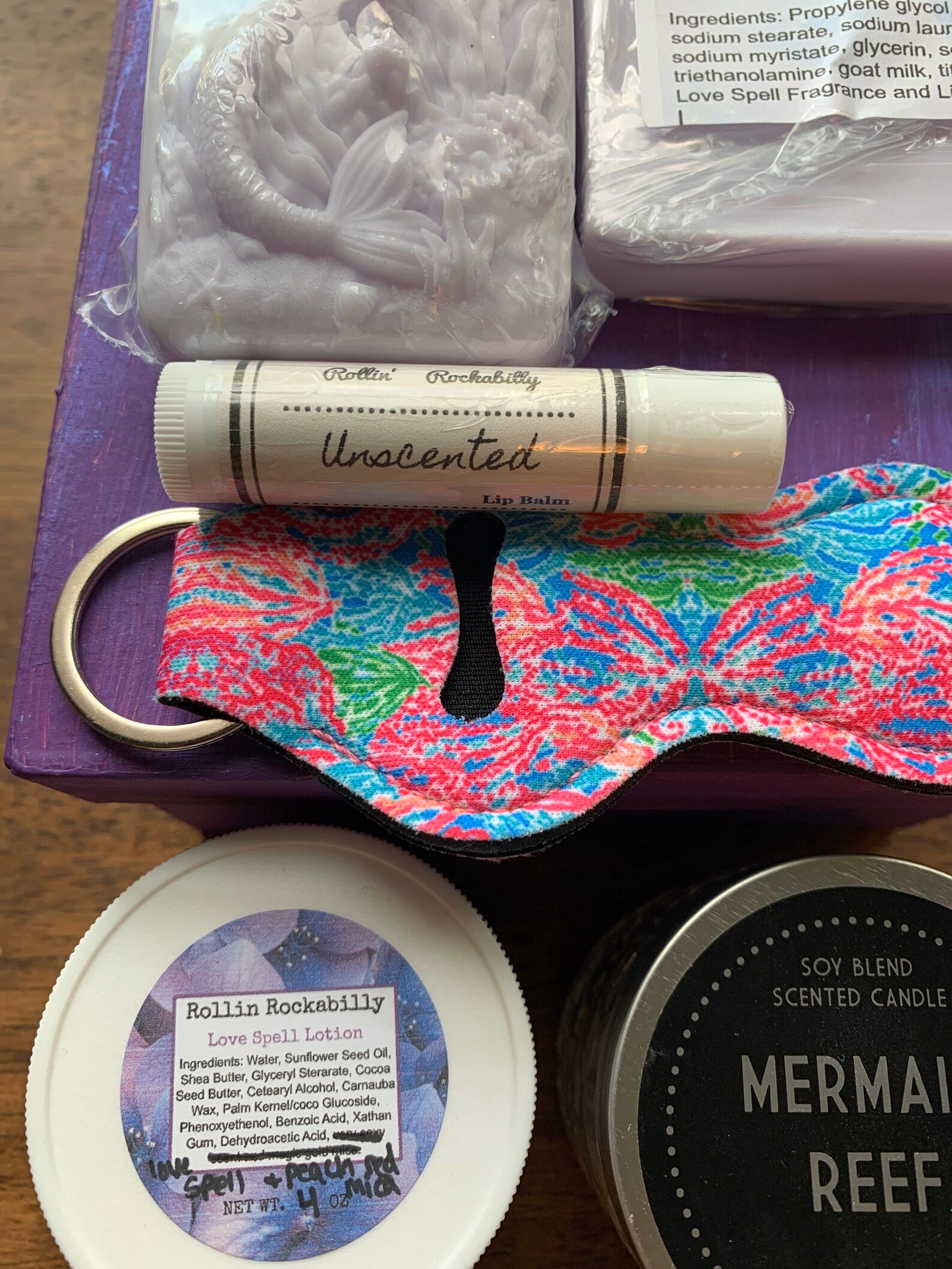 Love Spell Mermaid Lotion Lip Balm Set Valentines Anniversary | Etsy