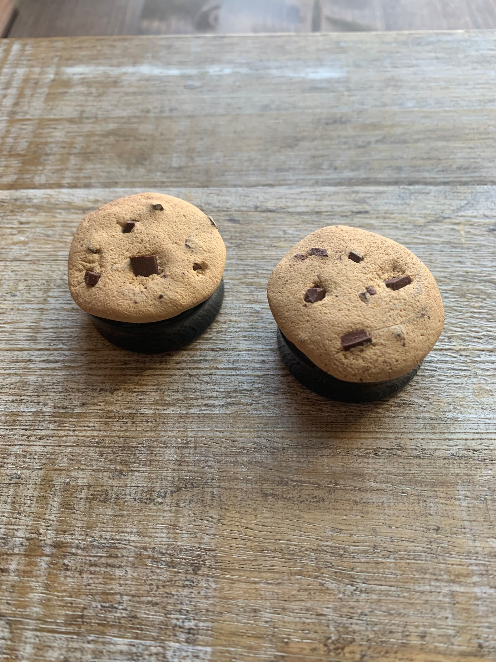 Chocolate Chip 1 1/4 Cookie Plugs Chocolate Chip Cookie Gauges Cookie ...