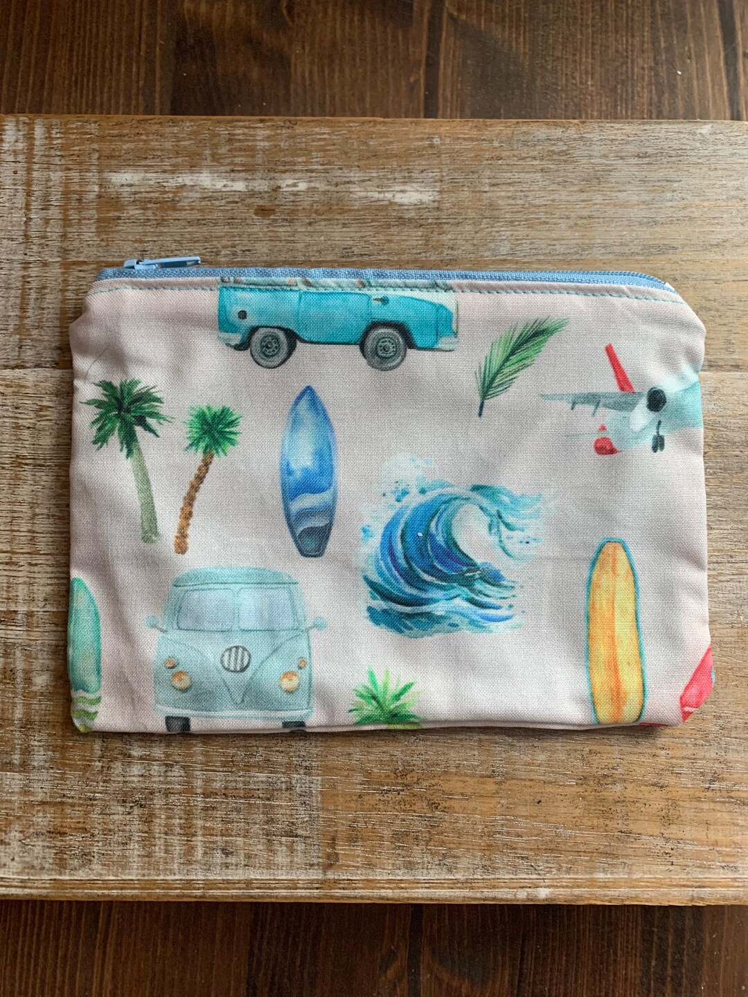 Vintage Summer Wallet Pouch Beach Coin Purse Surfing Coin Purse Summer ...