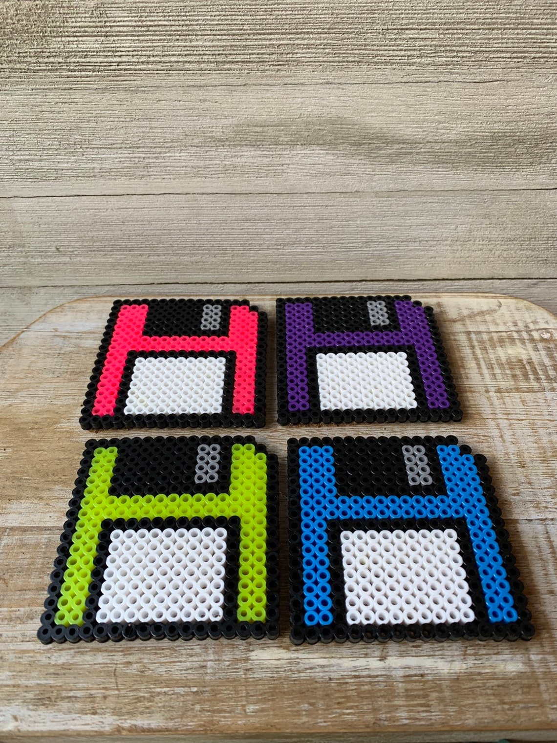 Coasters Floppy Disc Pixel Coasters 1990s Retro Nostalgic - Etsy