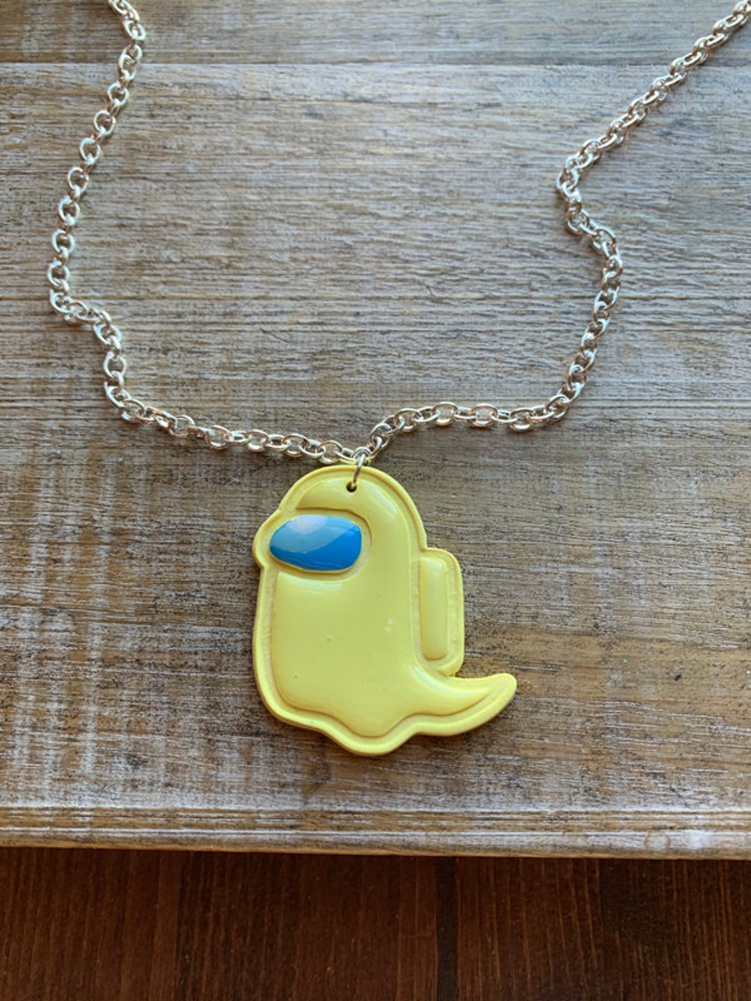 Video Game Space Ejected Necklace Polymer Clay Necklace Gamer Girl Game ...