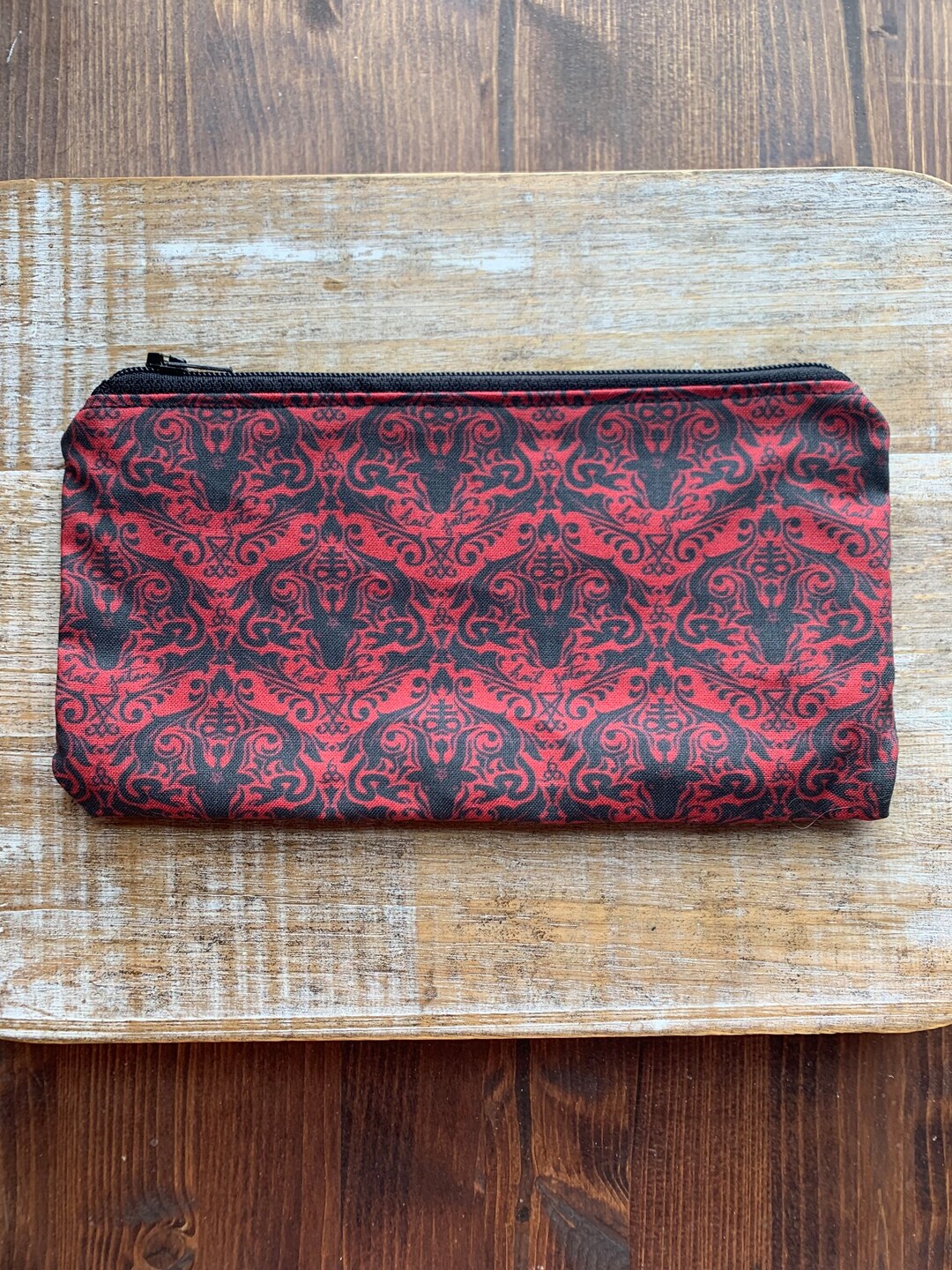 Baphomet Wallet Purse Gothic Satanic Keychain Bag Coin Purse Hail Satan ...