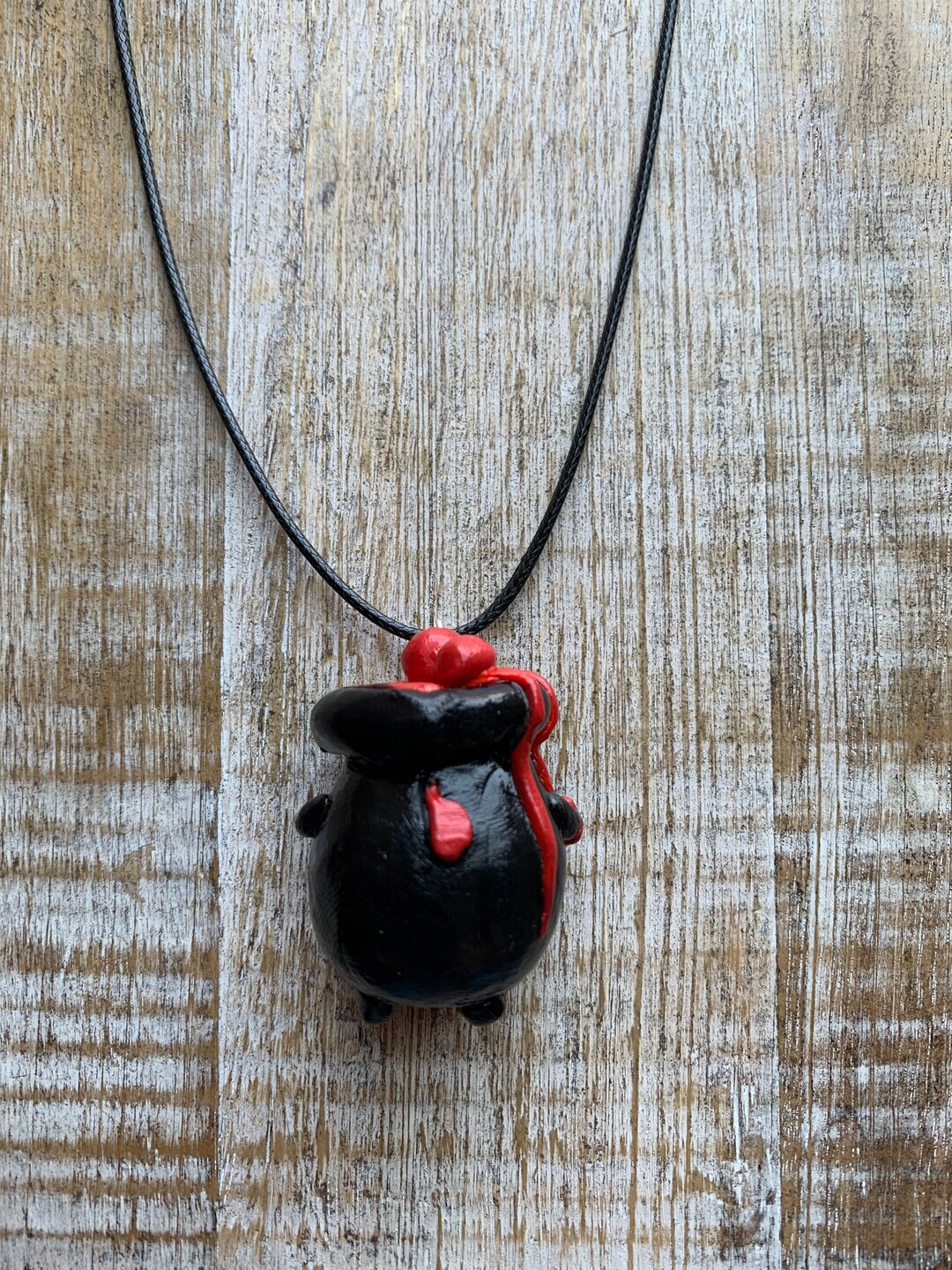 Witch Cauldron Necklace Halloween Cauldron Necklace Blood Necklace ...