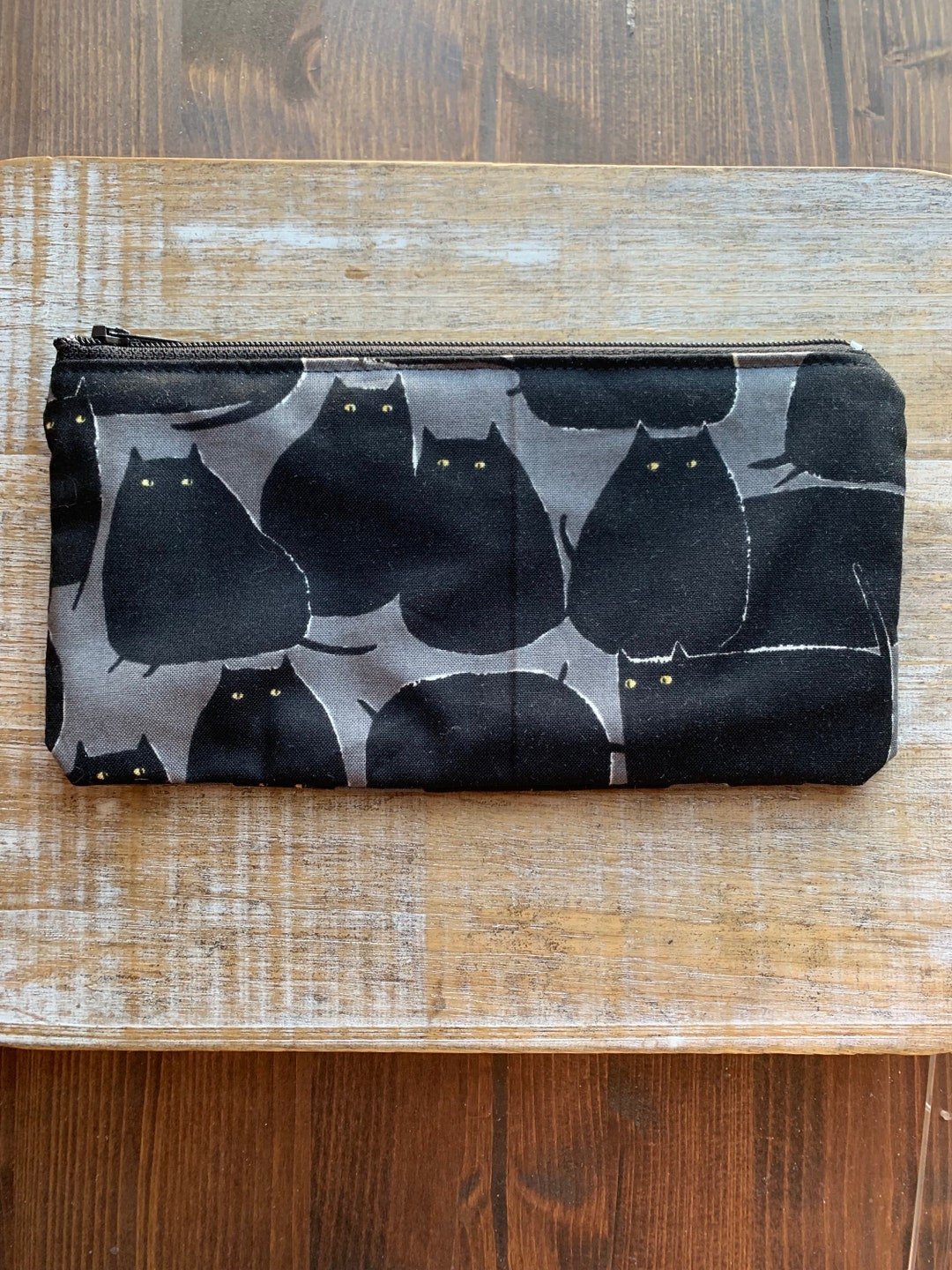 Cat Lovers Wallet Purse Cartoon Cat Keychain Bag Coin Purse Meow Bag ...