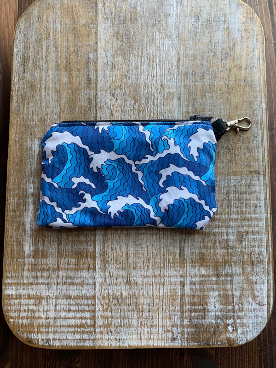 Japanese Waves Coin Purse Bag Sea Coin Purse Bag Ocean Cute Waves ...