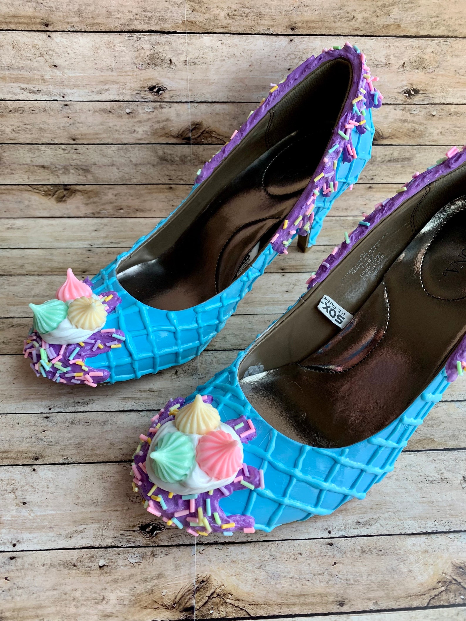 Pastel Ice Cream Heels Heels Pastel Goth Ice Cream Shoes Decoden Heels ...