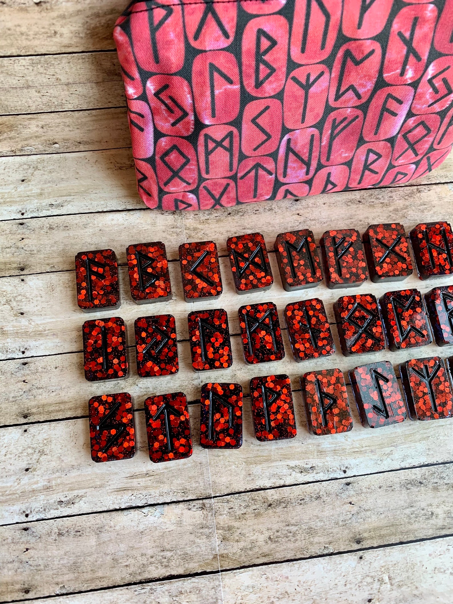 Elder Futhark Runes Viking Runes Set Resin Runes Set Nordic | Etsy