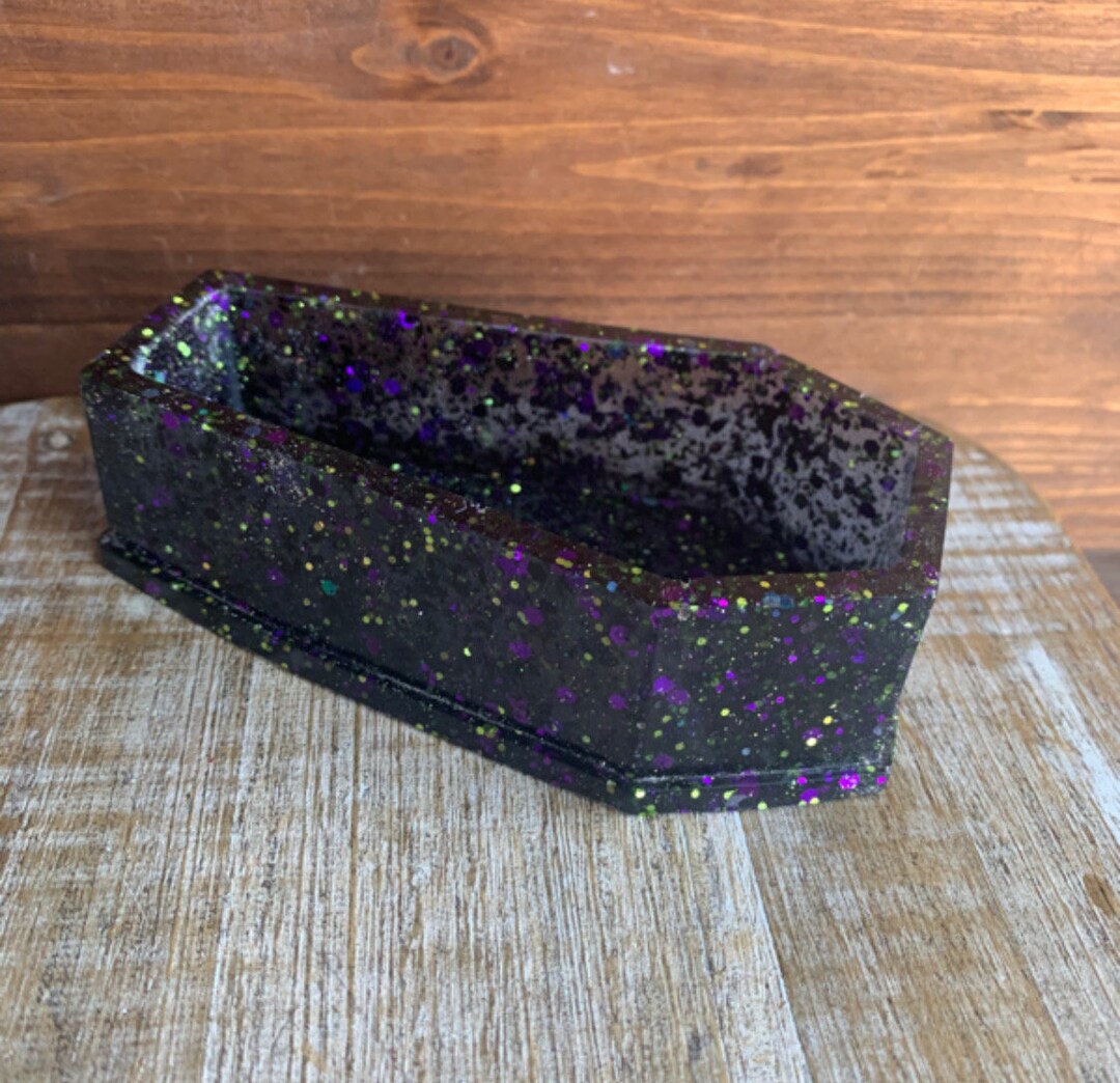 Gothic Coffin Trinket Dish Jewelry Coffin Jewelry Tray Dish Vampire ...