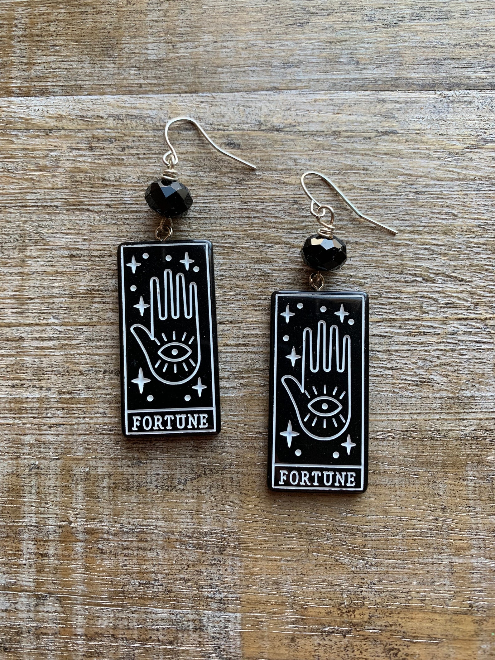 Tarot Earrings Fortune Tarot Card Earrings Psychic Fortune Teller Wicca ...